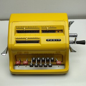 FACİT C1-13 Mechanical Working Calculator, Vintage Calculator, Antique ...