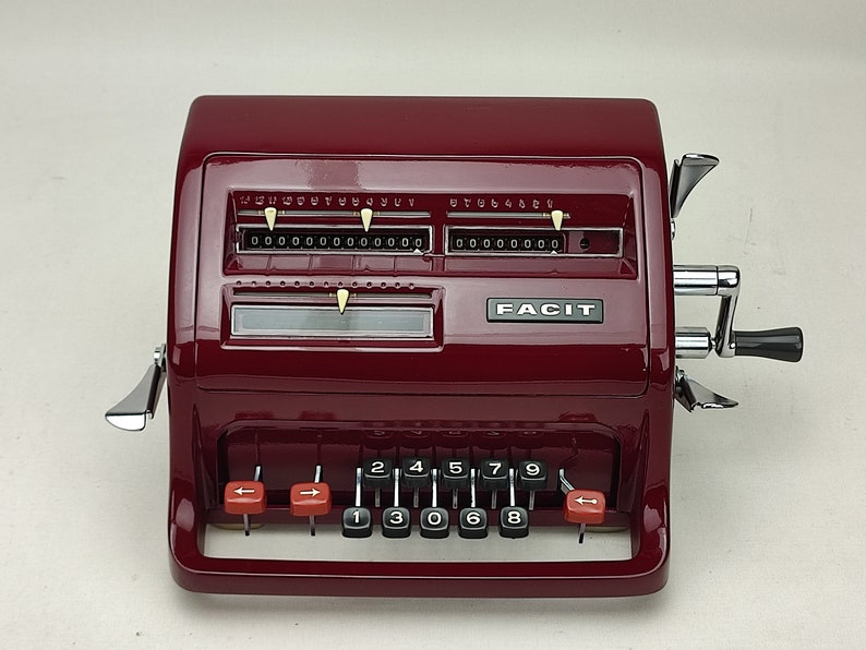 FACİT Working Calculator, Antique Gift, Vintage Calculator, Facit C1-13 ...