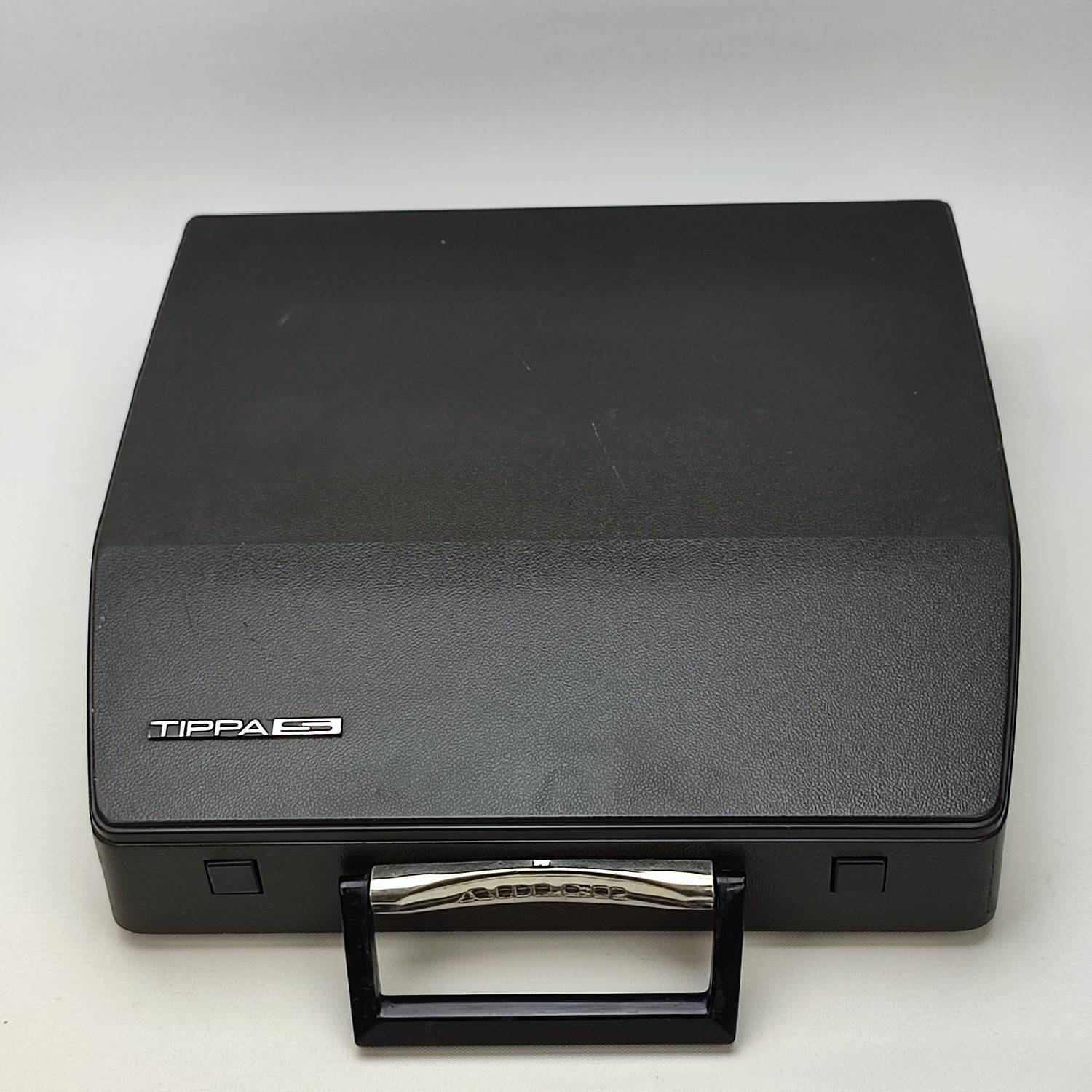Cursive*! Black Portable Adler Tippas Working Typewriter, İtalic Font ...