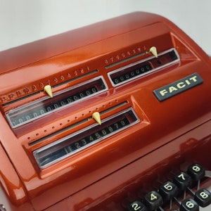 Swedish FACİT C1-13 Working Mechanical Calculator, Antique, Vintage ...