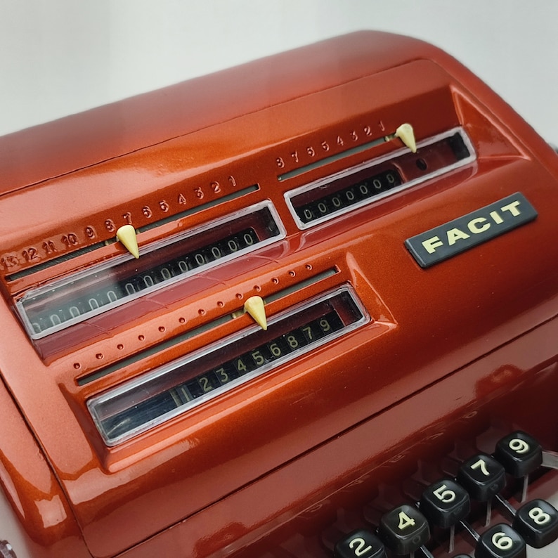 Swedish FACİT C1-13 Working Mechanical Calculator, Antique, Vintage ...