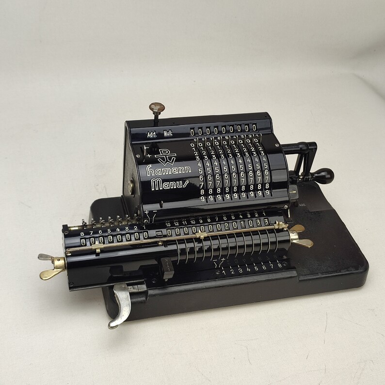 Collectible Hamann Manus C2 Mechanical Calculator, Antique Calculator ...