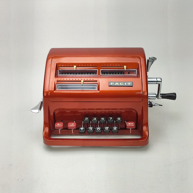 Swedish FACİT C1-13 Working Mechanical Calculator, Antique, Vintage ...