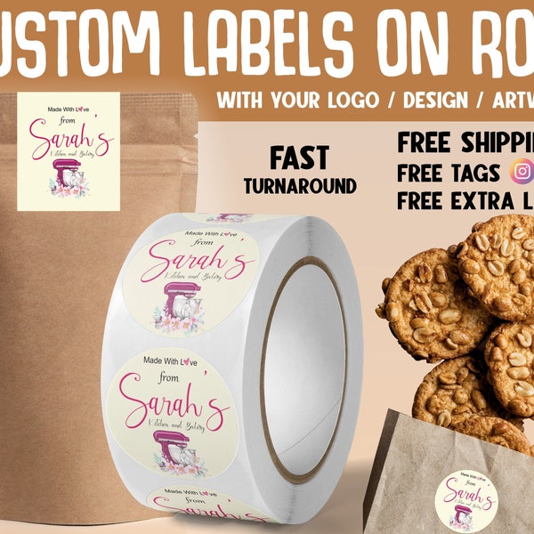 Custom Logo Stickers - Etsy