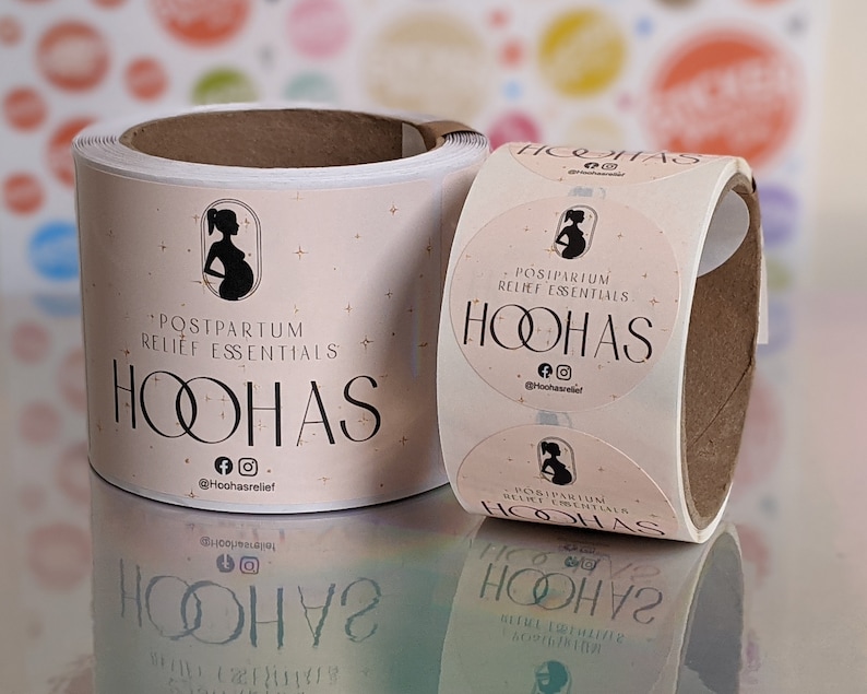 Personalized Business Logo Stickers. Custom Labels for Bakery. - Etsy