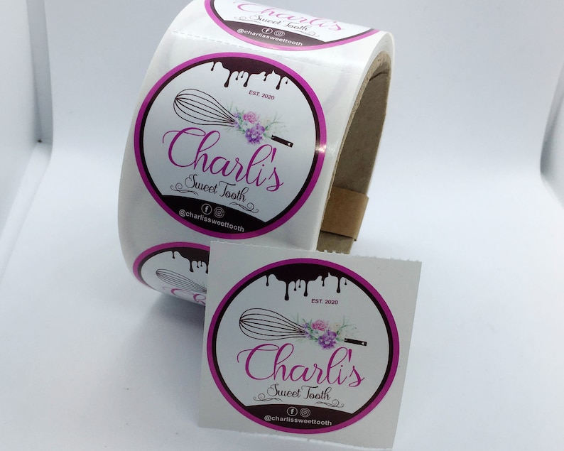 Whisk Bakery Logo Bakery Sticker Custom Stickers Cookie - Etsy