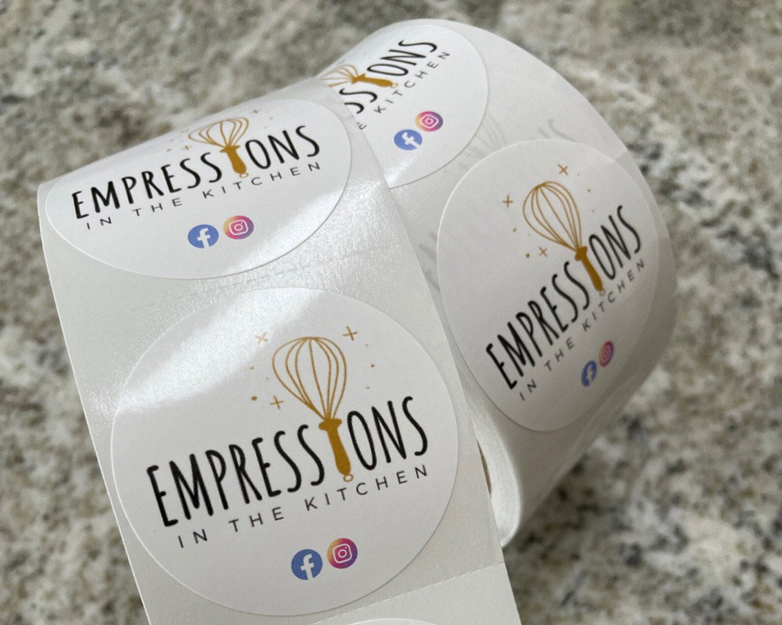 Custom Printed Logo Label Stickers on roll for your product | Etsy