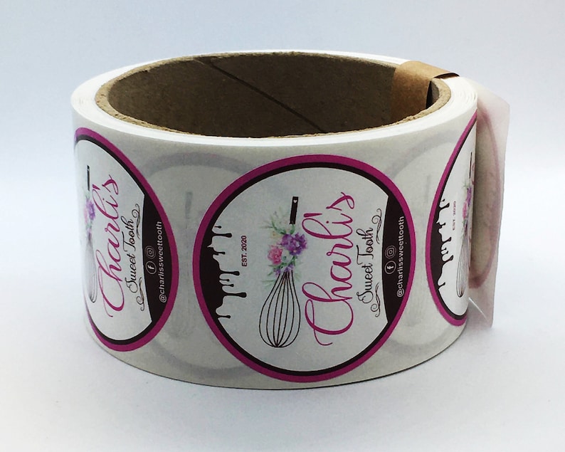 Whisk Bakery Logo Bakery Sticker Custom Stickers Cookie - Etsy