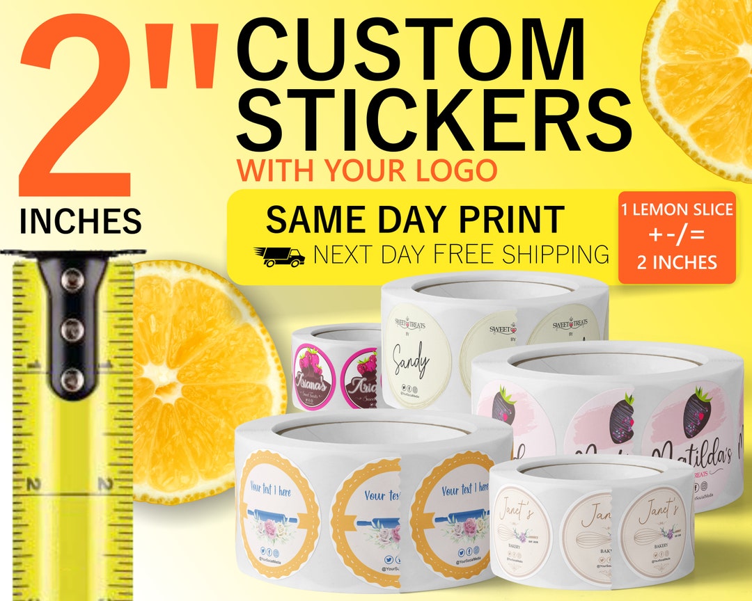 Custom Printed Premium Gloss Labels With Your Logo or Artwork, and ...