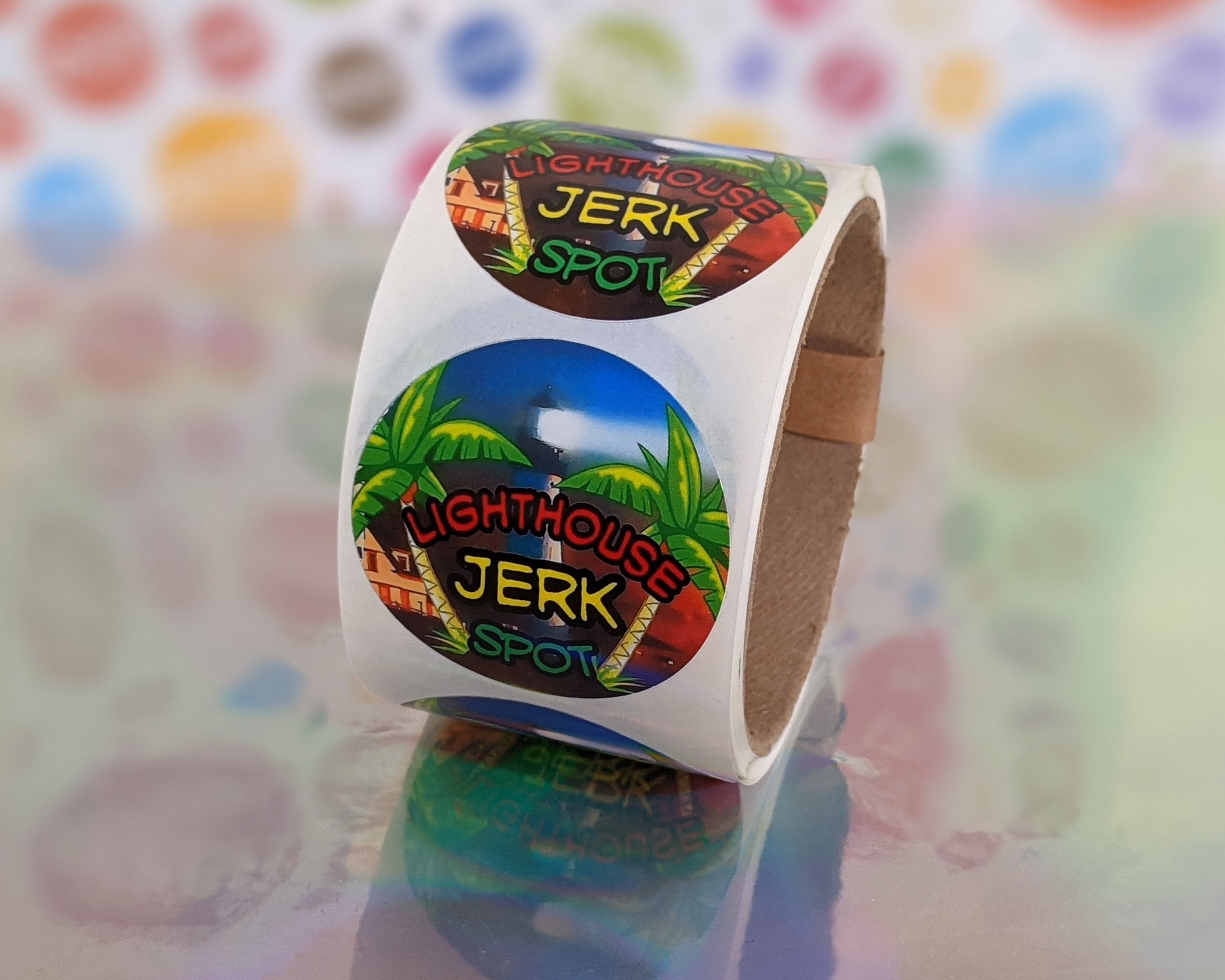 Custom Logo Stickers on Roll: Business & Event Labels - Etsy