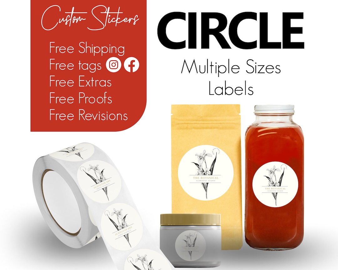 Custom Labels | Personalized Stickers | Stickers | Candle Labels ...