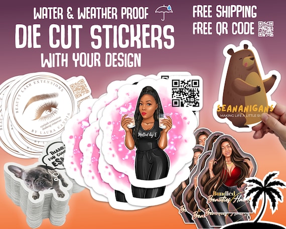 Vinyl Die Cut Sticker Custom Logo Sticker Personalized Vinyl - Etsy