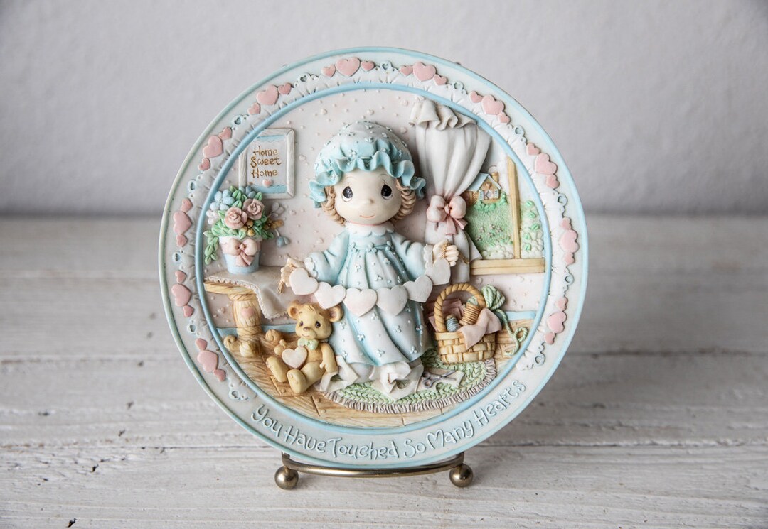 Precious Moment Plate "you Have Touched so Many Hearts" - Etsy