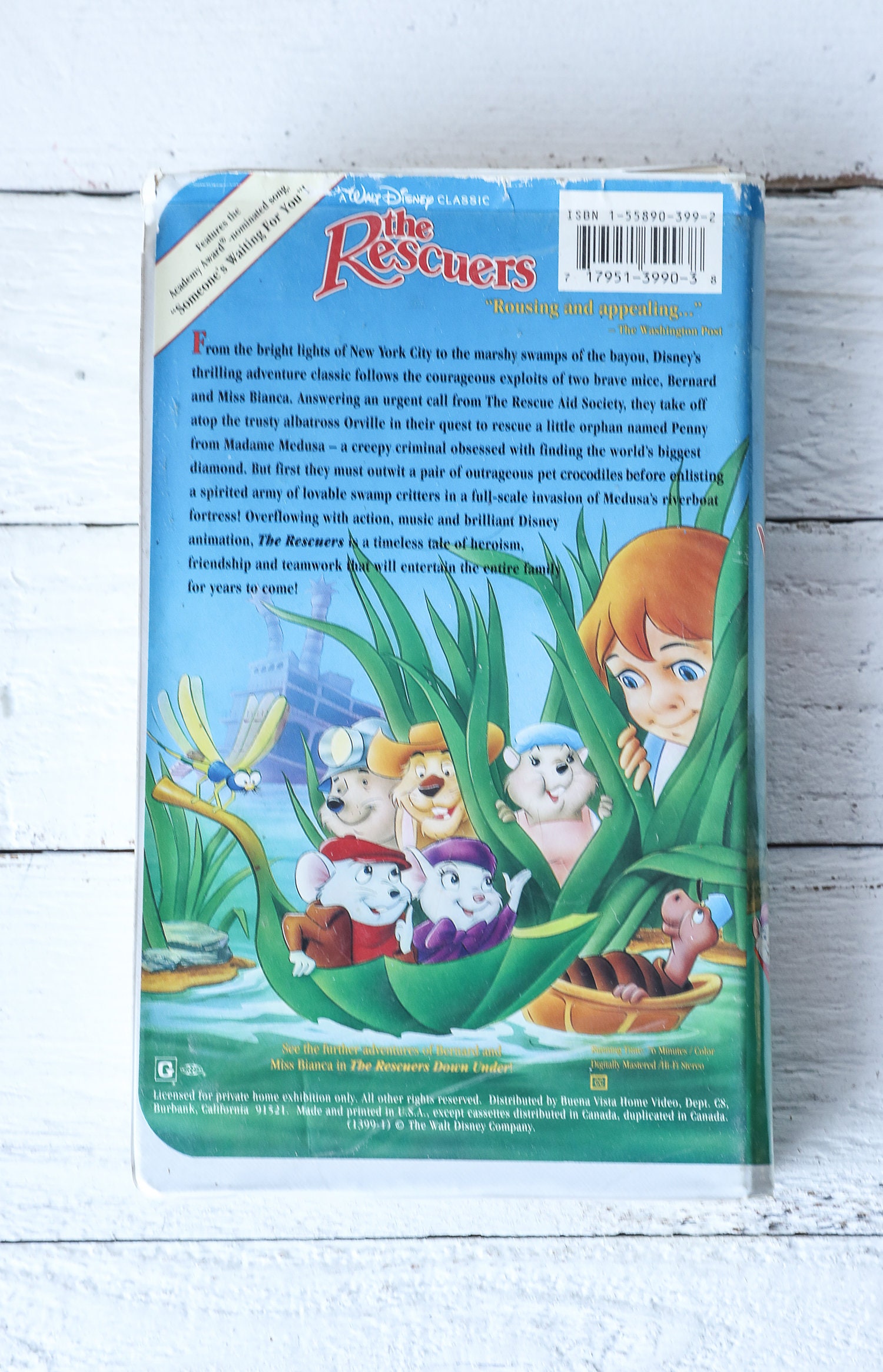 Disney Classic VHS "the Rescuers" - Etsy
