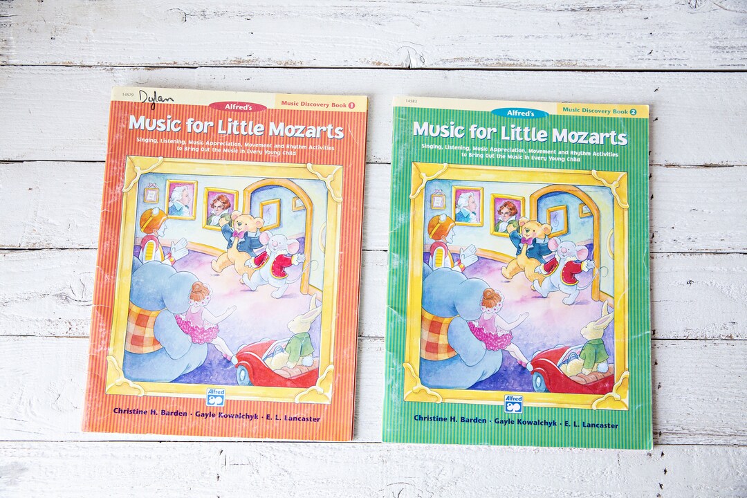 Alfred's Music for Little Mozarts Book 1 & 2 - Etsy