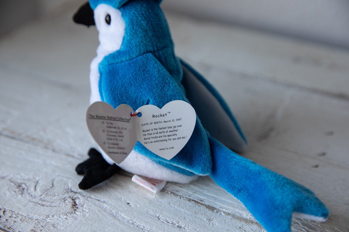 Beanie Baby Rocket the Parrot - Etsy