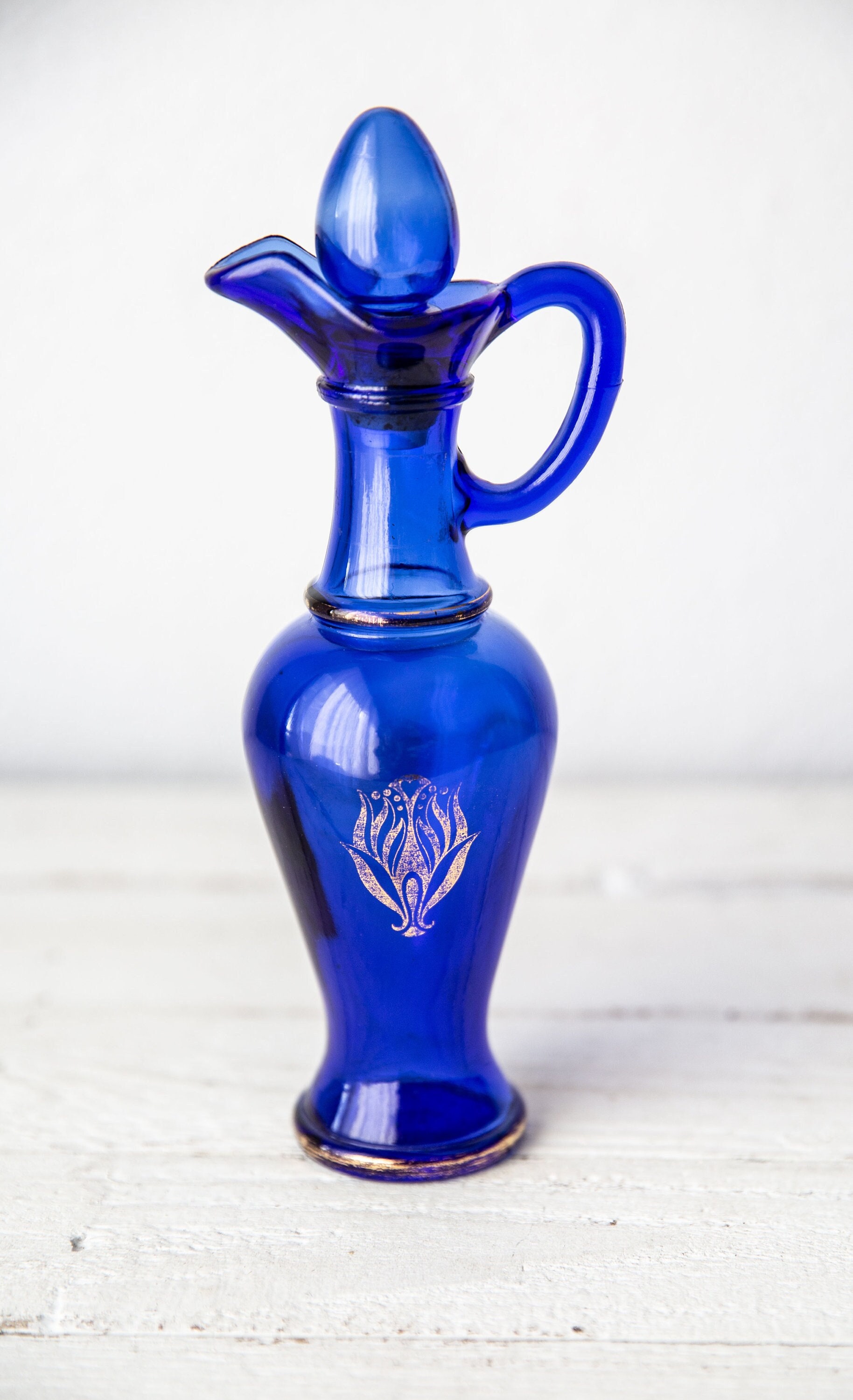 Avon Cobalt Blue Perfume Bottle - Etsy