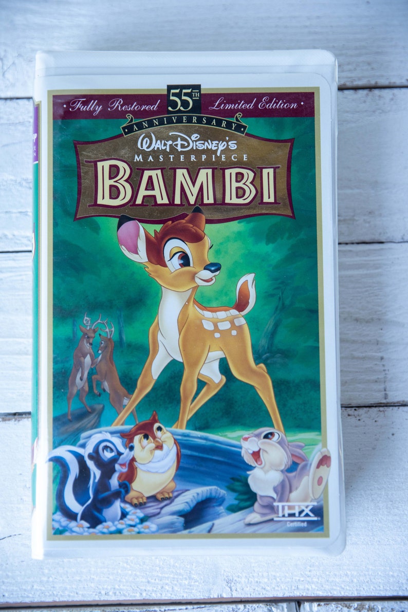 Disney Classic Bambi VHS - Etsy