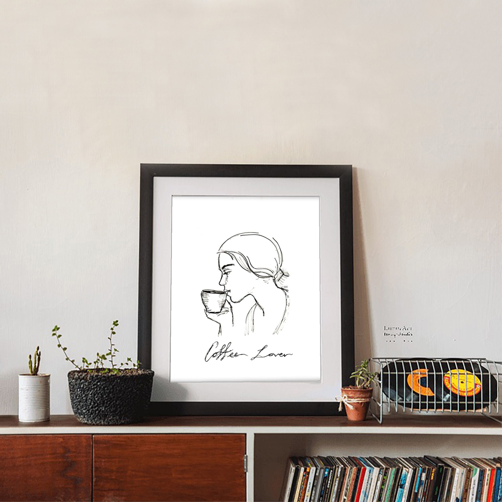 Coffee Lover, Coffee Quotes, Printable Art, Wall Art, Kitchen ...