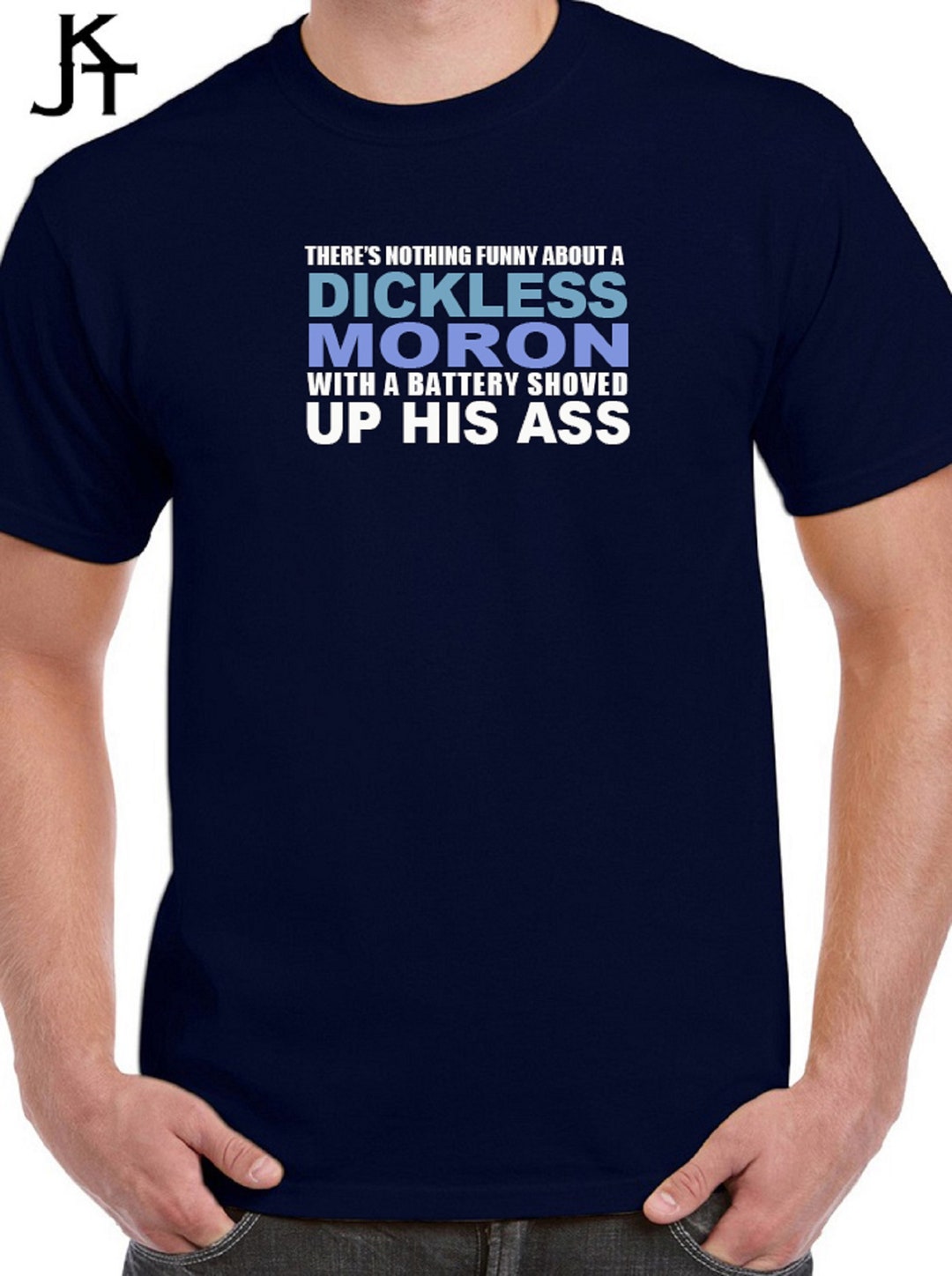 Arnie 'the Running Man - Dynamo Moron' Gildan / Heavy Cotton / Vinyl ...