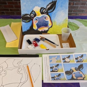 Holy Cow Painting Kit With Online Tutorial - Etsy