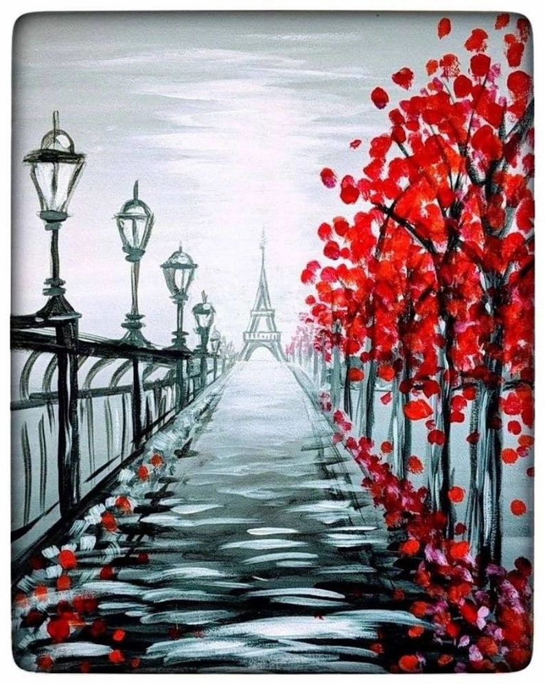 Oui Oui Paris! PAINTING KIT With Online Tutorial - Etsy