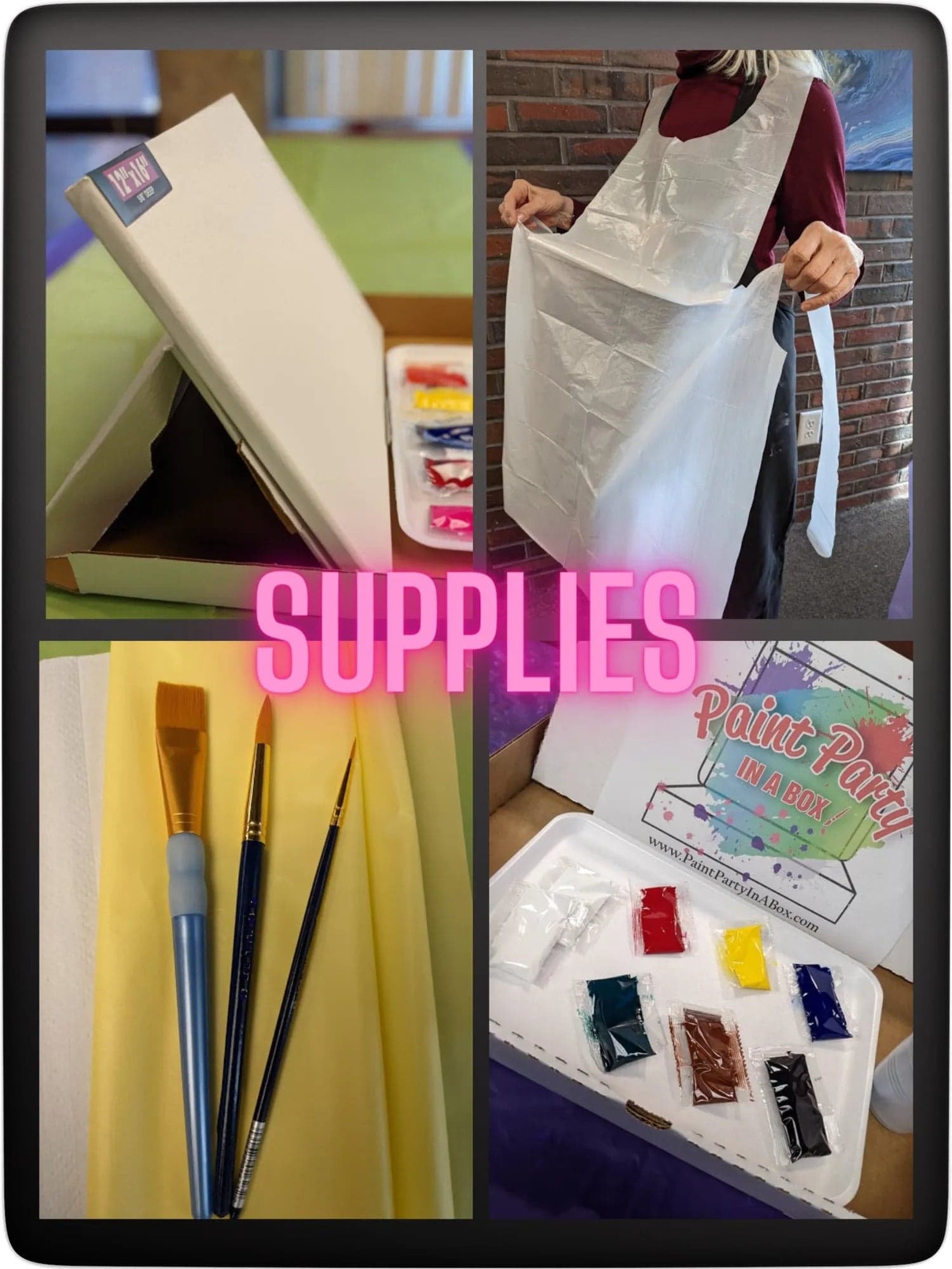 Paint Party Pack for 9 Video Tutorial Included - Etsy