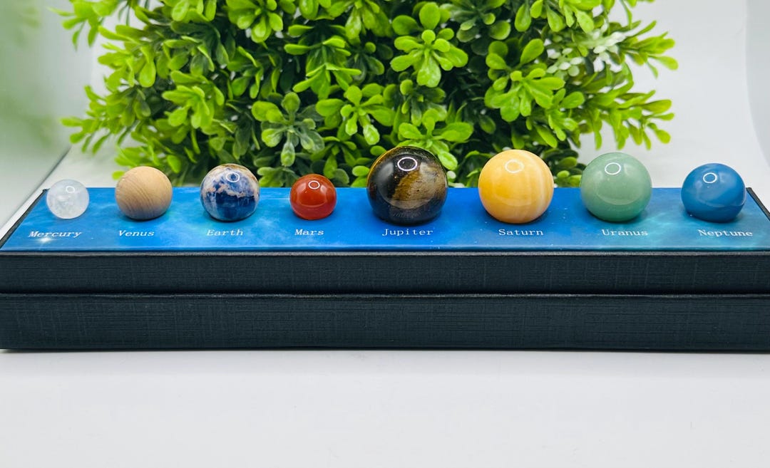 Crystal Solar System Set of Spheres - Etsy