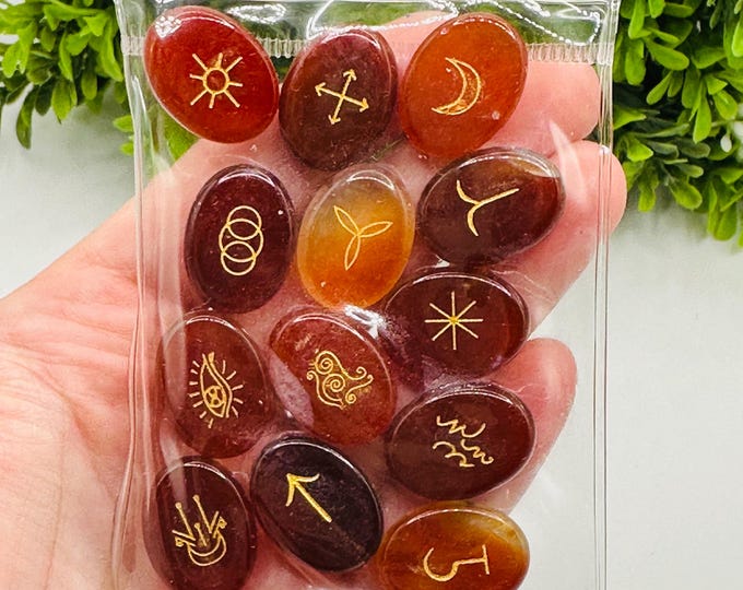 Crystal Runes Set - Etsy