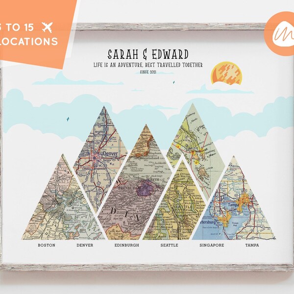 Adventure Map - Etsy