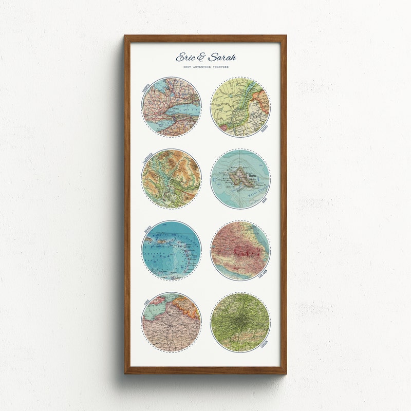 Personalised Map - Etsy