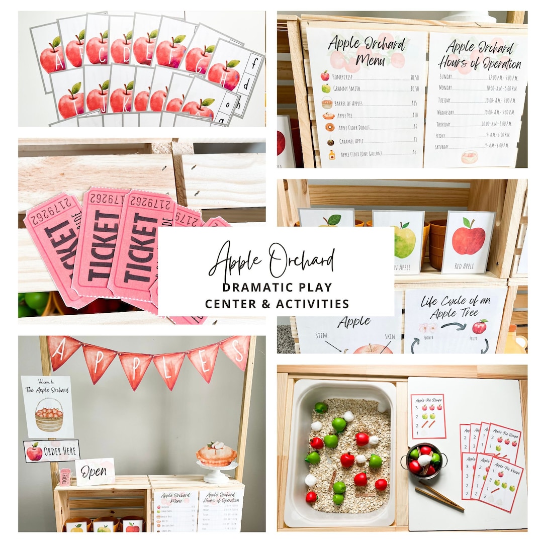 Apple Orchard Dramatic Play Center DIGITAL DOWNLOAD - Etsy