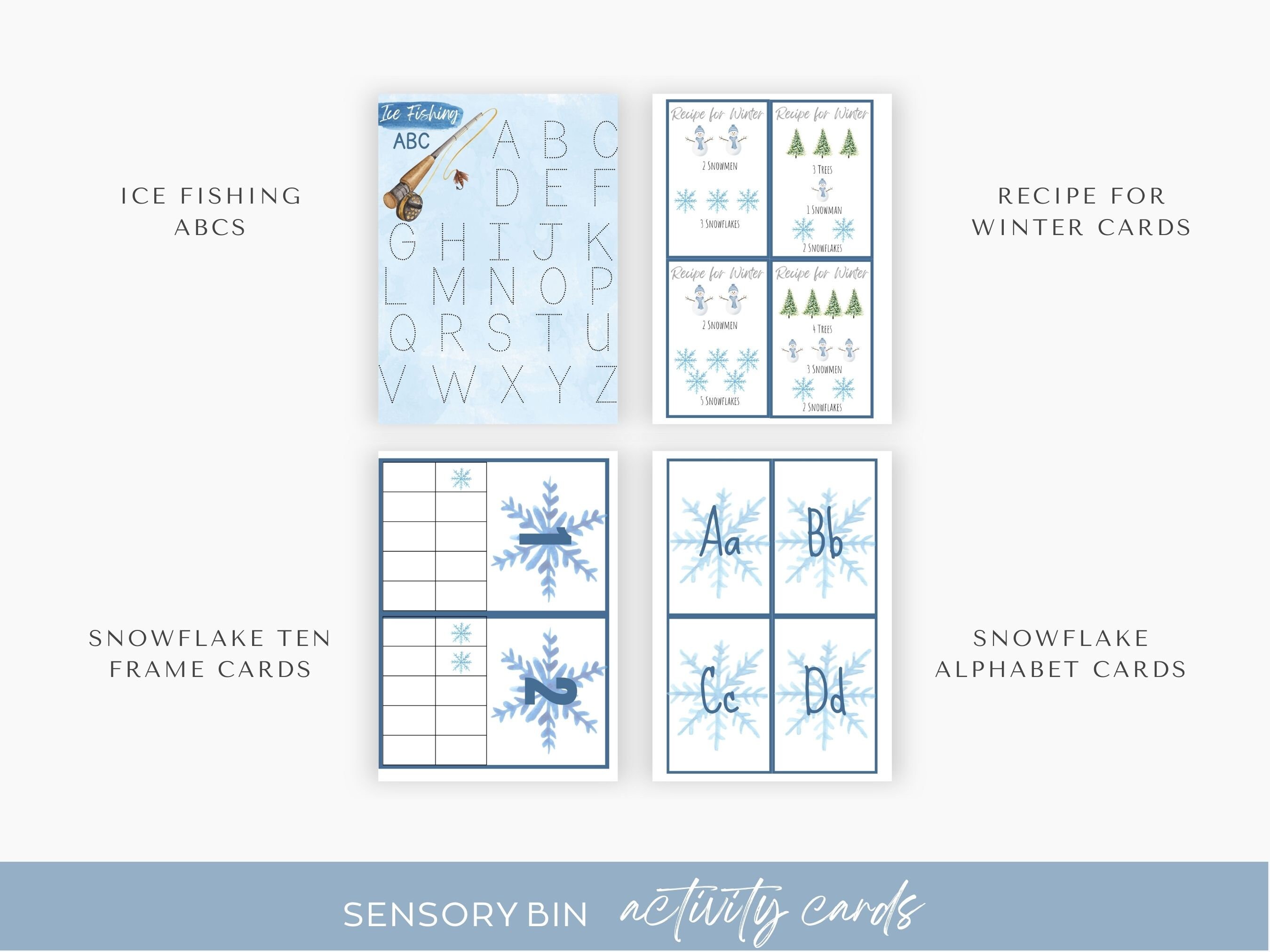 Winter Wonderland Dramatic Play Center and Sensory Activities, Ice ...