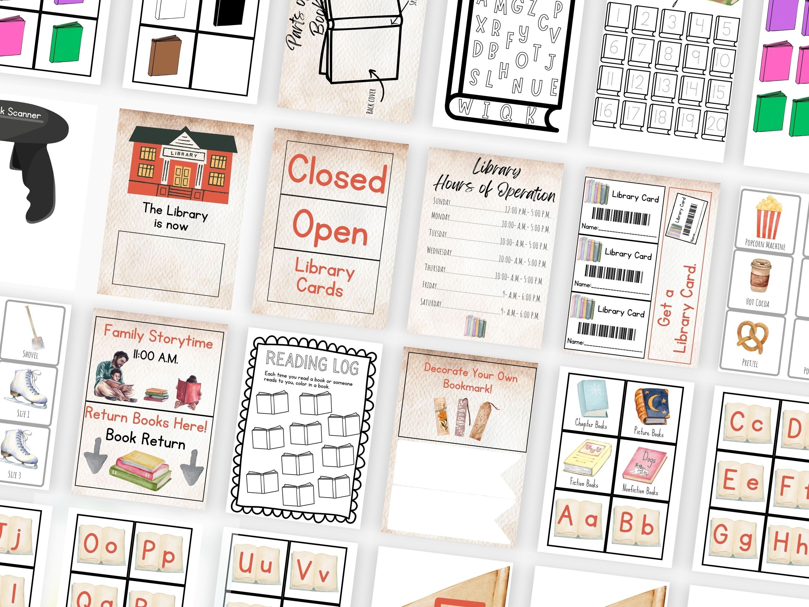 Library Dramatic Play Center, Sensory Bin, Preschool Center, Homeschool ...