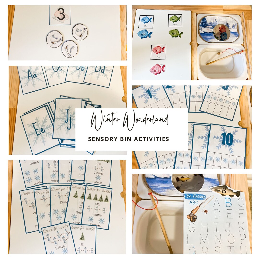 Winter Wonderland SENSORY ACTIVITIES ONLY Digital Download - Etsy