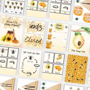 Honey Market/bee Keeper Dramatic Play Center, DIGITAL DOWNLOAD - Etsy
