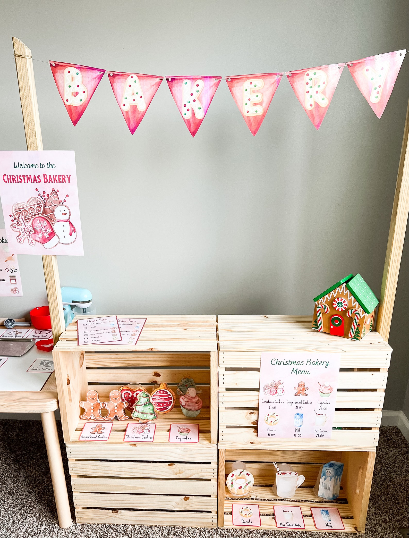 Christmas Bakery Dramatic Play Center and Sensory Activities, DIGITAL ...