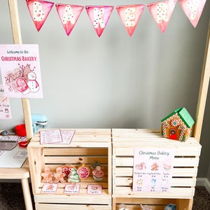 Christmas Bakery Dramatic Play Center and Sensory Activities, DIGITAL ...