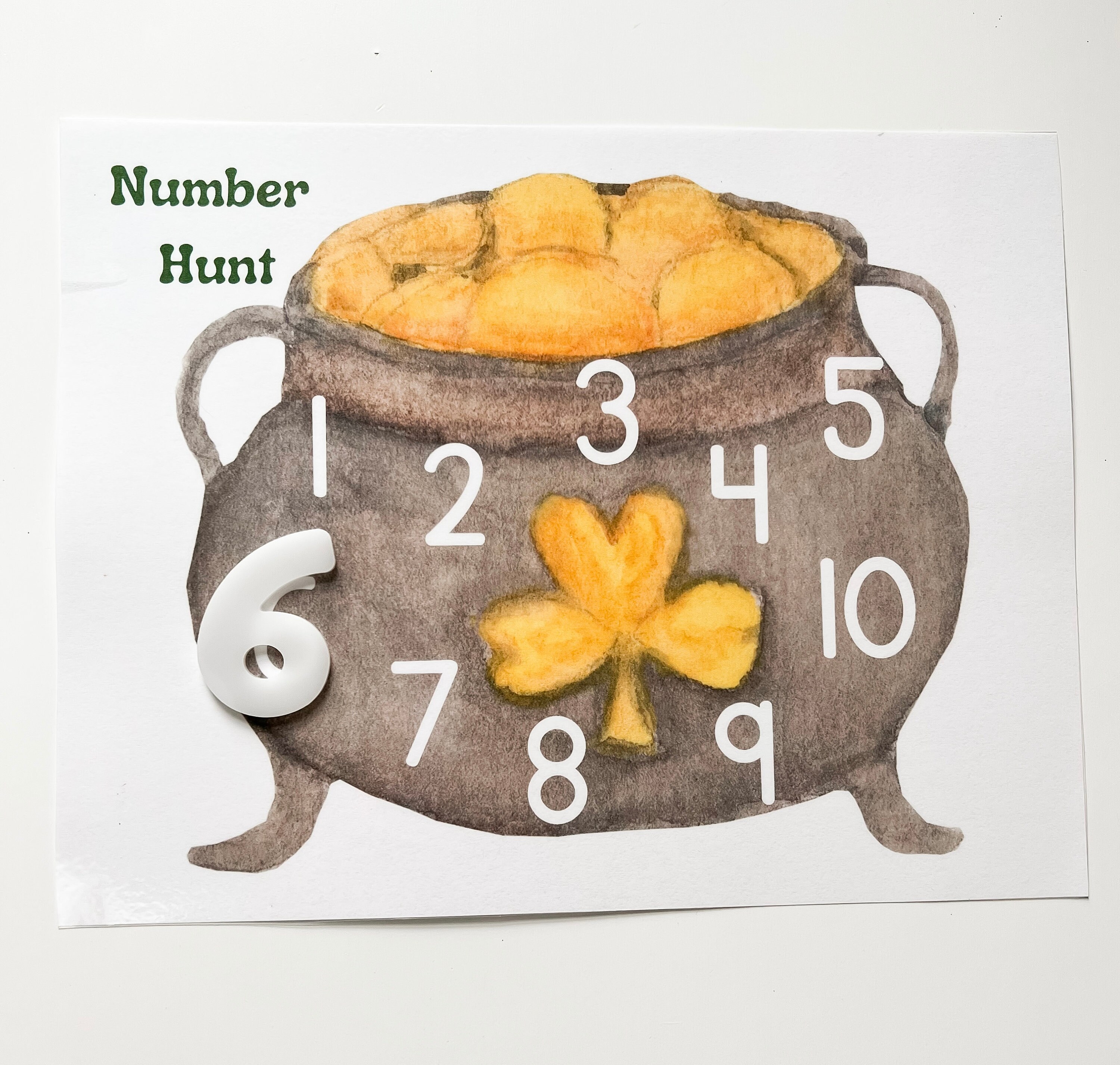 St. Patrick's Day Sensory Bin Activities, Sensory Recipe Cards, Sensory ...