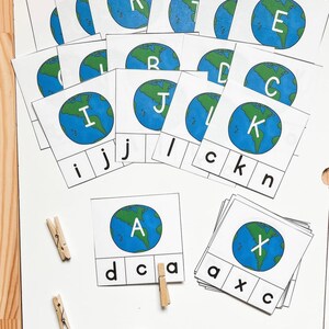 Earth Day Sensory Bin Activities, Sensory Bin Insert, Sorting Activity ...