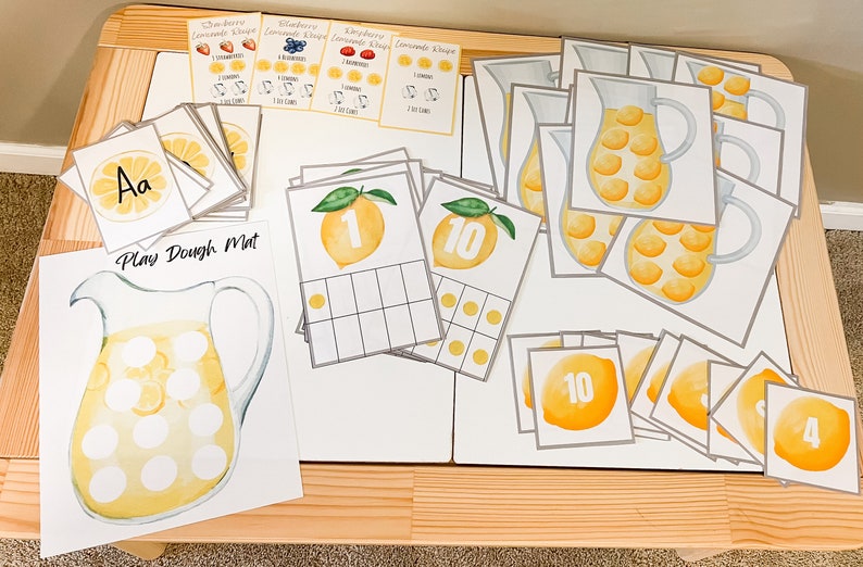 Lemonade Stand Dramatic Play Center and Sensory Activities - Etsy
