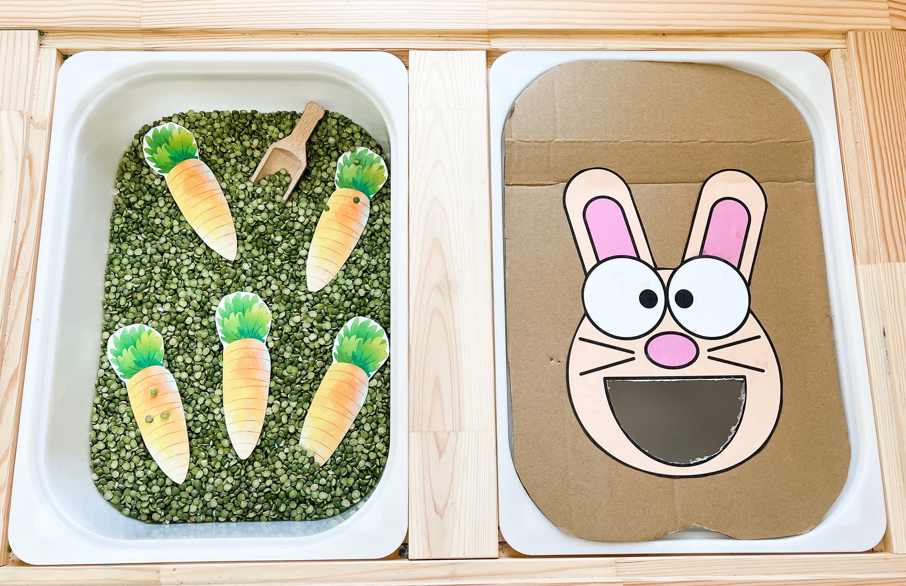 Easter Basket Factory Dramatic Play Center, Sensory Bin, Easter Pretend ...