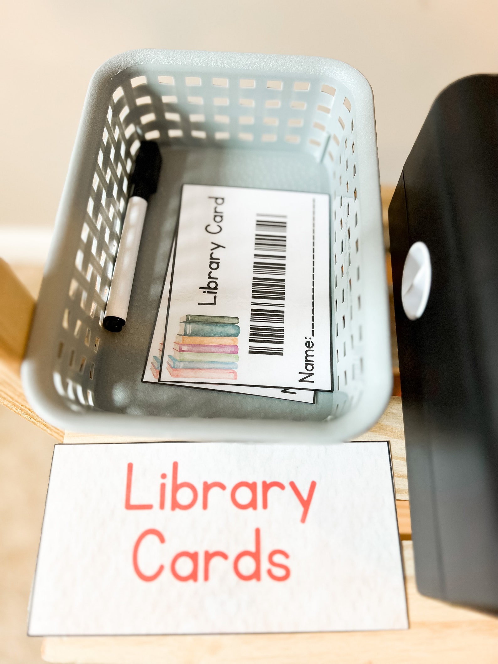 Library Dramatic Play Center, Sensory Bin, Preschool Center, Homeschool ...