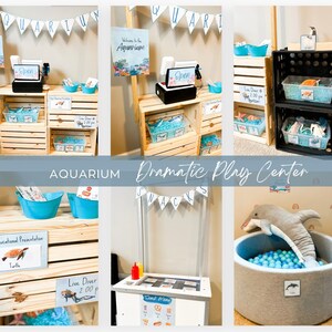 Aquarium Dramatic Play Center, Preschool Pretend Play, Homeschool ...