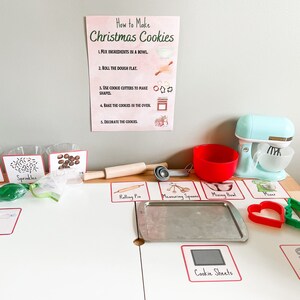 Christmas Bakery Dramatic Play Center and Sensory Activities, DIGITAL ...