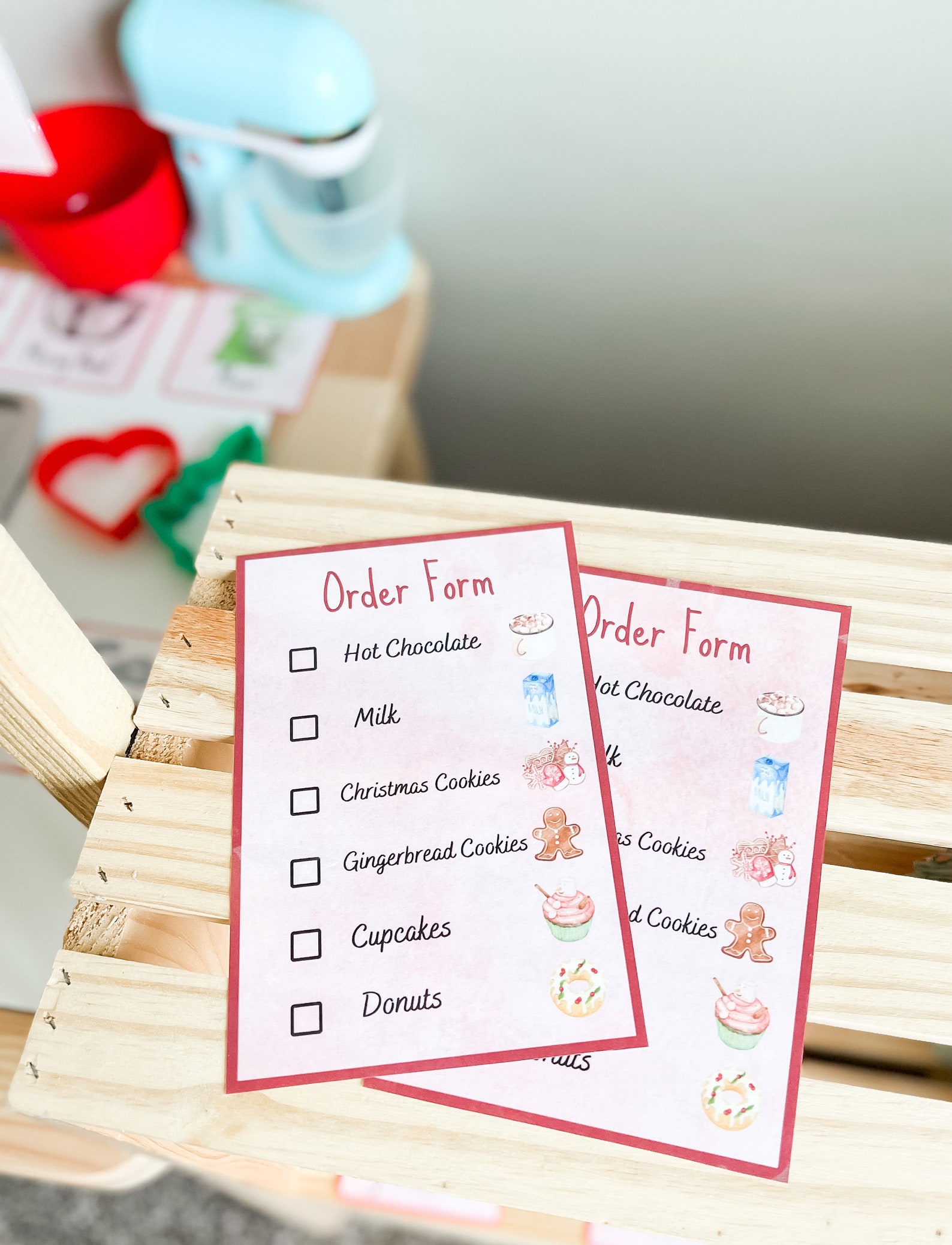 Christmas Bakery Dramatic Play Center and Sensory Activities, DIGITAL ...