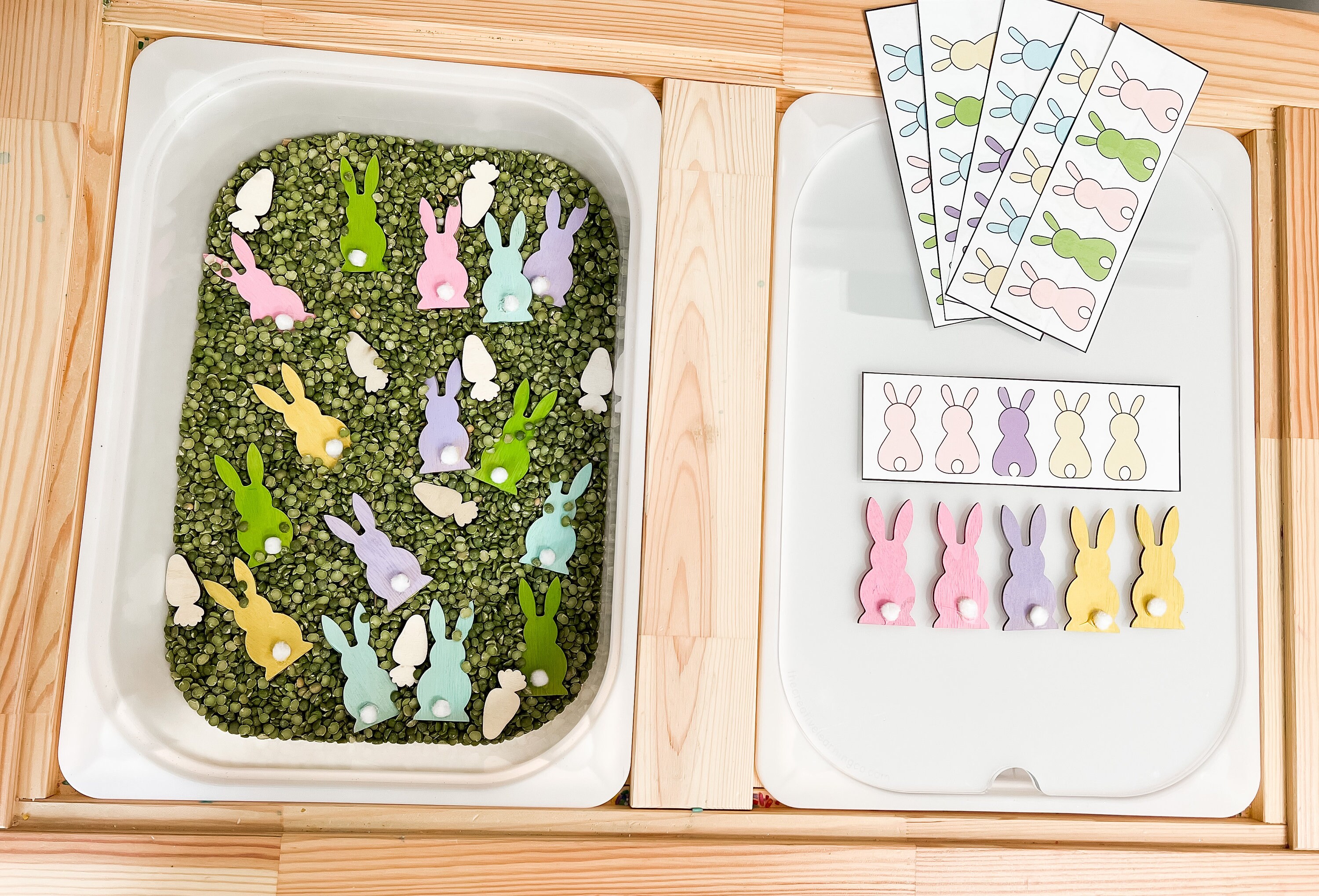 Easter Basket Factory Dramatic Play Center, Sensory Bin, Easter Pretend ...