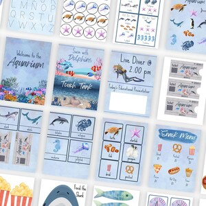 Aquarium Dramatic Play Center, Preschool Pretend Play, Homeschool ...