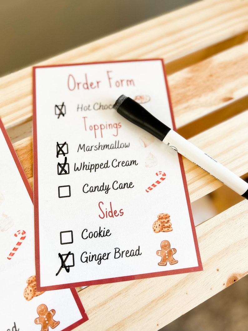 Hot Chocolate/cocoa Stand Dramatic Play Center and Sensory - Etsy