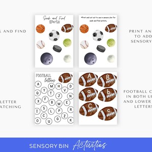 Sports Themed Learning Bundle, Preschool Printable, Preschool ...